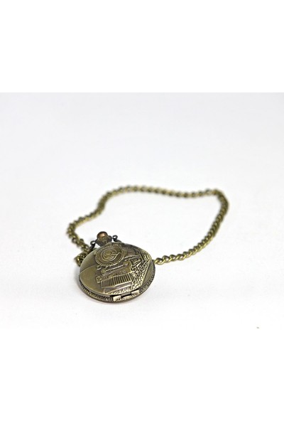 Keskin Hediyelik Keskin Köstekli Saat Kara Tren Detaylı Keskin Hediyelik Keskin Köstekli Saat Kara Tren Detaylı