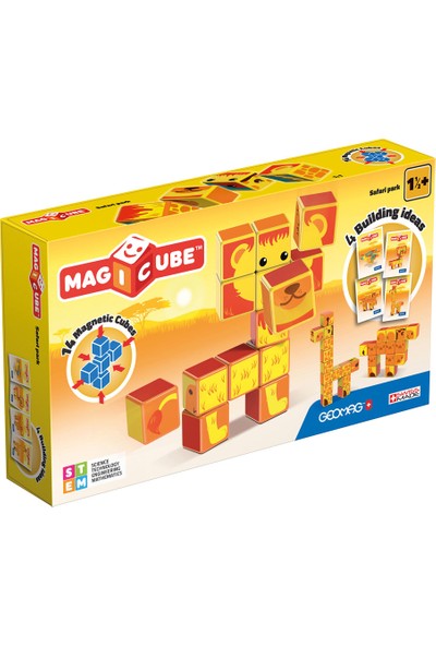 Geomag Magicube Safarı Hayvanları 135