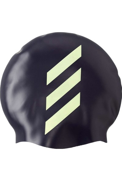 adidas 3 Stripes Silicone Swim Cap Bone adidas 3 Stripes Silicone Swim Cap Bone