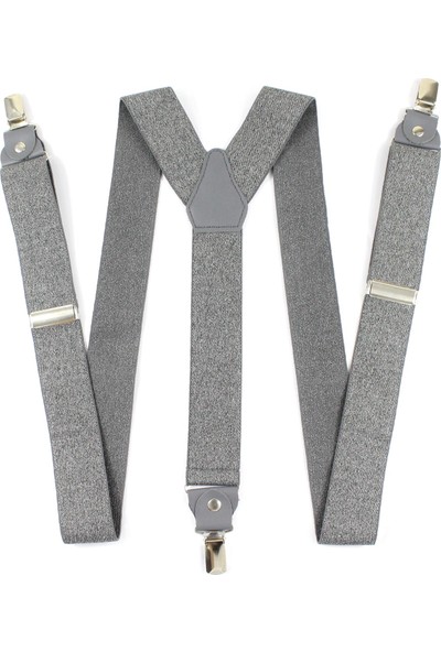 Dwoy Deri Bağlantılı Gri Pantolon Askısı