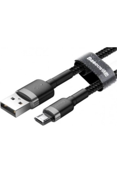 Baseus Cafule Micro USB 3metre 2.0A Hızlı Şarj Halat USB Kablo Baseus Cafule Micro USB 3metre 2.0A Hızlı Şarj Halat USB Kablo