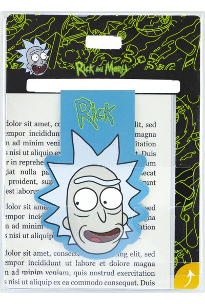 Bookmark Rick Mıknatıslı Kitap Ayracı
