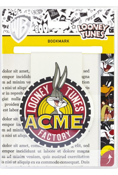 Bookmark Bugs Bunny Mıknatıslı Kitap Ayracı Bookmark Bugs Bunny Mıknatıslı Kitap Ayracı