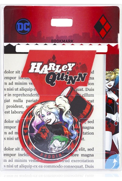 Bookmark Harley Quınn Mıknatıslı Kitap Ayracı