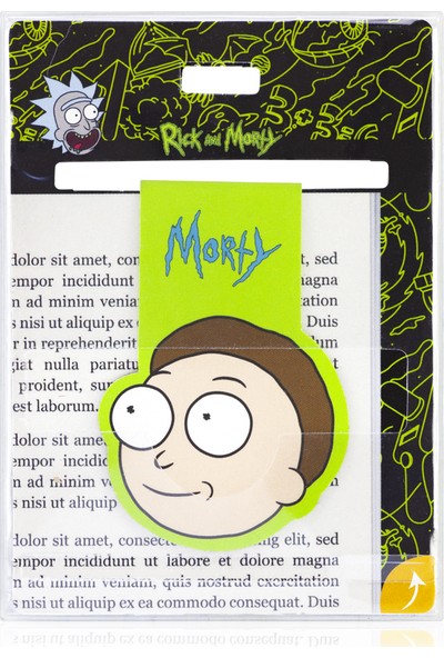 Bookmark Morty Mıknatıslı Kitap Ayracı Bookmark Morty Mıknatıslı Kitap Ayracı
