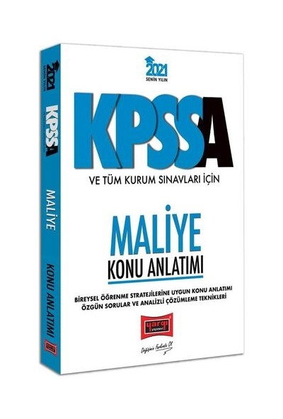 Yargı Yayınevi 2021 KPSS A Grubu ve Tüm Kurum Sınavları İçin Maliye Konu Anlatımı Yargı Yayınevi 2021 KPSS A Grubu ve Tüm Kurum Sınavları İçin Maliye Konu Anlatımı