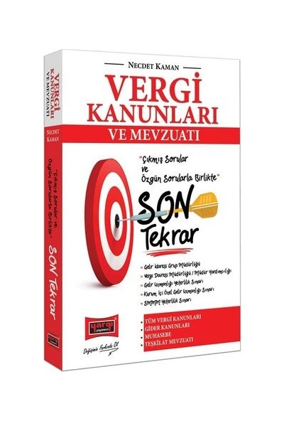 Yargı Yayınevi Vergi Kanunları ve Mevzuatı Son TekrarYargı Yayınevi Vergi Kanunları ve Mevzuatı Son Tekrar - Necdet Kaman Yargı Yayınevi Vergi Kanunları ve Mevzuatı Son TekrarYargı Yayınevi Vergi Kanunları ve Mevzuatı Son Tekrar - Necdet Kaman