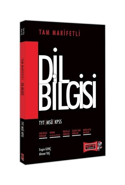 Yargı Yayınevi TYT MSÜ KPSS İçin Tam Marifetli Dil Bilgisi Soru Bankası - Ahmet Taş Yargı Yayınevi TYT MSÜ KPSS İçin Tam Marifetli Dil Bilgisi Soru Bankası - Ahmet Taş