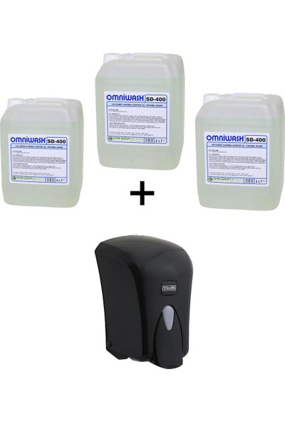 Omniwash SD-400 5 Lt Köpük Sabun x 3 Adet + Vialli F6B Köpük Dispenseri Omniwash SD-400 5 Lt Köpük Sabun x 3 Adet + Vialli F6B Köpük Dispenseri