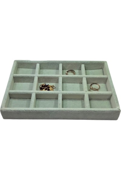 Aydın Yeni Küçük 22-14 cm Bölmeli Gri Tabla (Aydındecor) Aydın Yeni Küçük 22-14 cm Bölmeli Gri Tabla (Aydındecor)