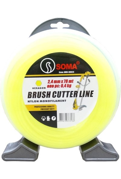 Soma SMD-30024 Misina 2.4mm 78METRE Sarı Altı Köşe