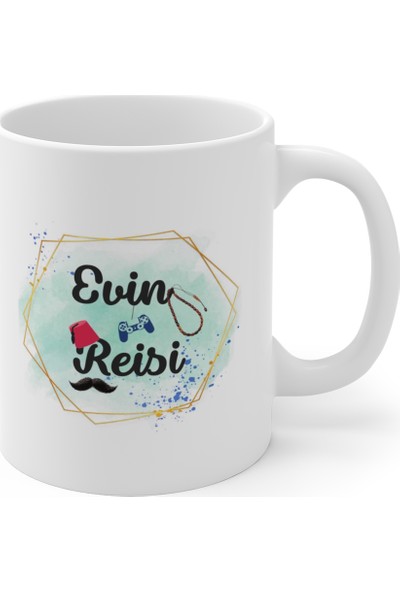 Relavant Evin Reisi Kupa Bardak Yıkanabilir Baskılı Relavant Evin Reisi Kupa Bardak Yıkanabilir Baskılı