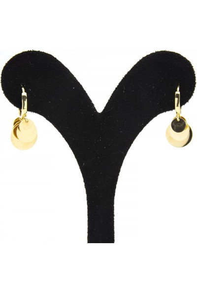 Latif Kuyumcu 14 Ayar Altın Taşsız Halka Küpe LKSKP0682 Latif Kuyumcu 14 Ayar Altın Taşsız Halka Küpe LKSKP0682