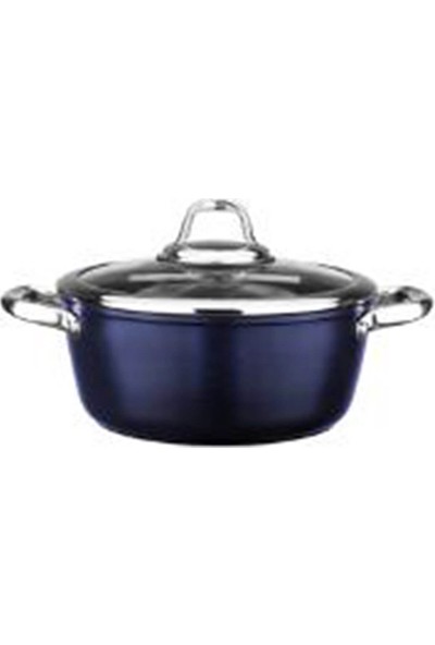 Leggno Metalik Mavi Tencere 20 Cm. Leggno Metalik Mavi Tencere 20 Cm.