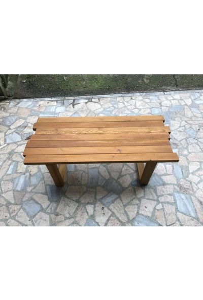 Ahşap Kolçaksız Tırtıklı Orta Sehpa Veya Bank Ahşap Kolçaksız Tırtıklı Orta Sehpa Veya Bank