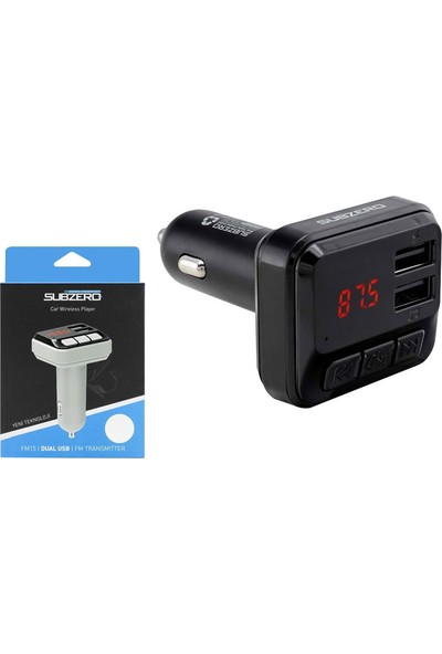 Subzero Araç Fm Transmitter Mp3 Çalar SBZ-FM15 Subzero Araç Fm Transmitter Mp3 Çalar SBZ-FM15