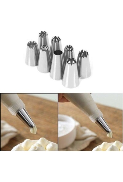 Gondol Paslanmaz Çelik Uçlu Krema Torbası Gondol Paslanmaz Çelik Uçlu Krema Torbası