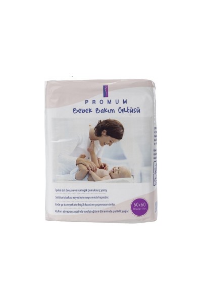 Promum Bebek Bakım Örtüsü 60*60CM 10 Adet