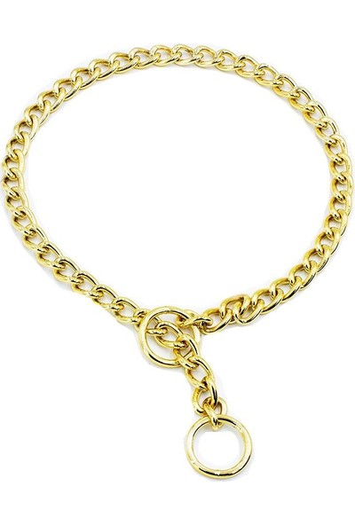 Doggie Gbzt-65 Gold Boğma Eğitim Zinciri 3.5X50-55 cm Doggie Gbzt-65 Gold Boğma Eğitim Zinciri 3.5X50-55 cm
