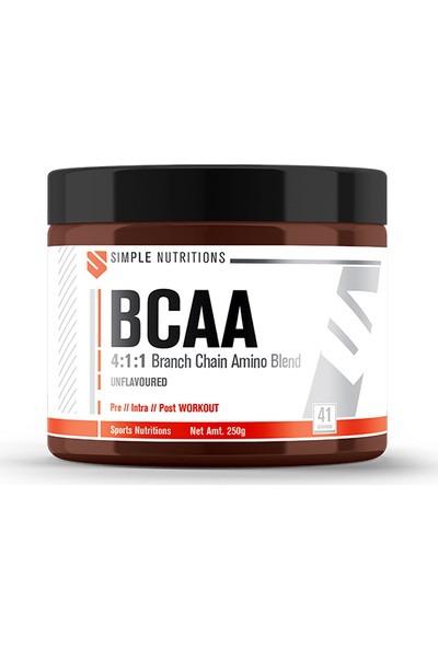Simple Nutritions Bcaa 4:1:1 Unflavoured 250 gr