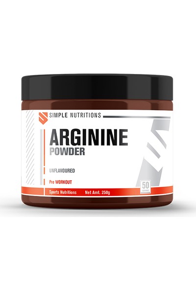 Simple Nutritions Arginine Unflavoured 250 gr