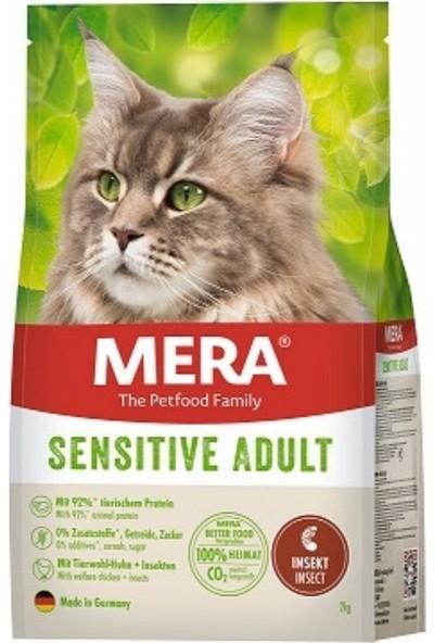 Mera Tahılsız Sensitive Insect Yetişkin Kedi Maması 2 kg