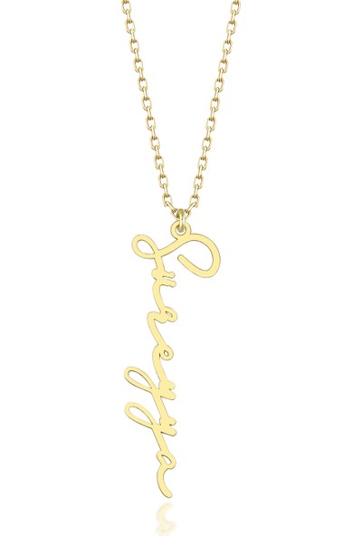 Diamine Altın Kolye Isimli Modeli Pırlanta Diamine Altın Kolye Isimli Modeli Pırlanta