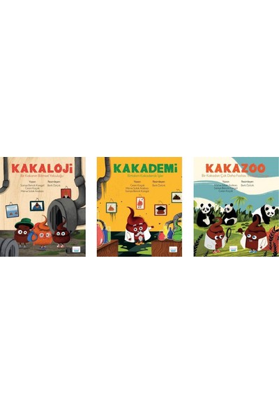 Elma Yayınevi Kakaloji / Kakademi / Kakazoo 3 Kitap Set