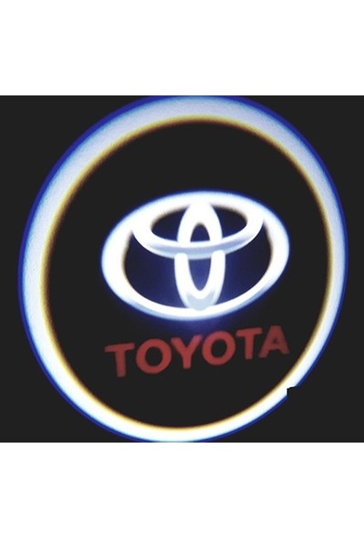 Atikan Toyota Pilli Mesafe Sensörlü Kapı Altı Logo Atikan Toyota Pilli Mesafe Sensörlü Kapı Altı Logo