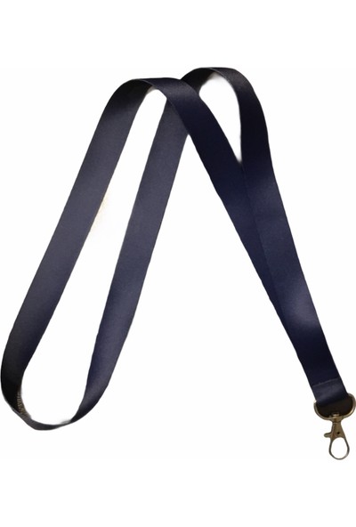 Mora Lacivert Yaka Kartı & Boyun Askı Ipi