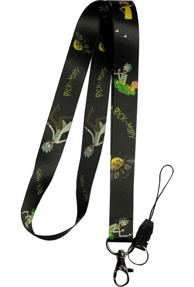 Stormistoretr Ricky And Morty Boyun Askı İpi ve Yaka Kartlığı Stormistoretr Ricky And Morty Boyun Askı İpi ve Yaka Kartlığı