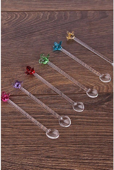 Bastonlu Figürlü Lüks Çay Kaşığı