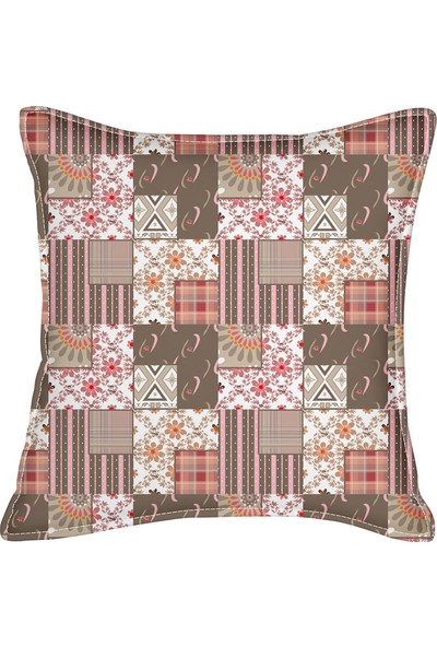 Mapka Home 3D Çift Yüz Digital Baskılı 43 x 43 cm Dekoratif Yastık