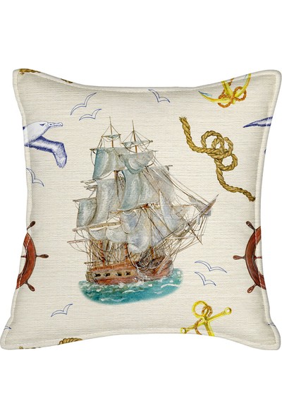 Mapka Home 3D Çift Yüz Digital Baskılı 43 x 43 cm Dekoratif Yastık