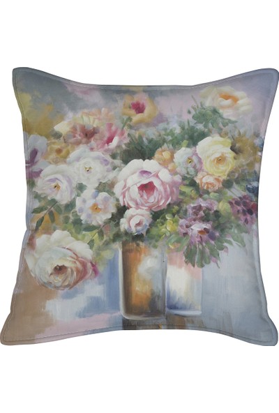 Mapka Home 3D Çift Yüz Digital Baskılı 43 x 43 cm Dekoratif Yastık