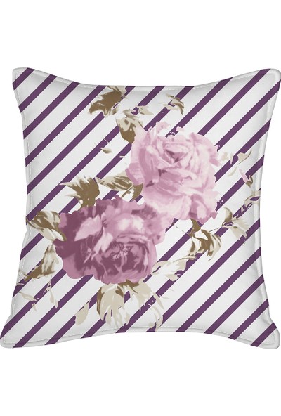 Mapka Home 3D Çift Yüz Digital Baskılı 43 x 43 cm Dekoratif Yastık