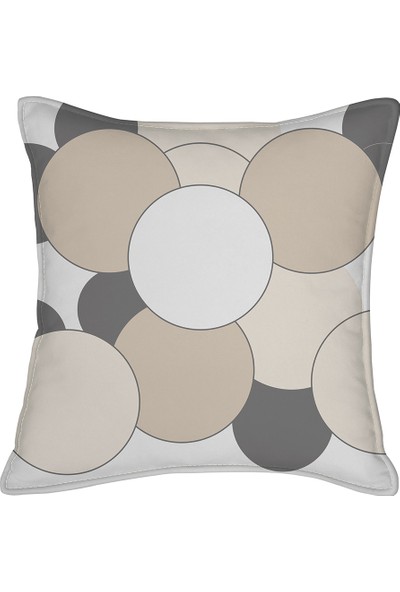 Mapka Home 3D Çift Yüz Digital Baskılı 43 x 43 cm Dekoratif Yastık