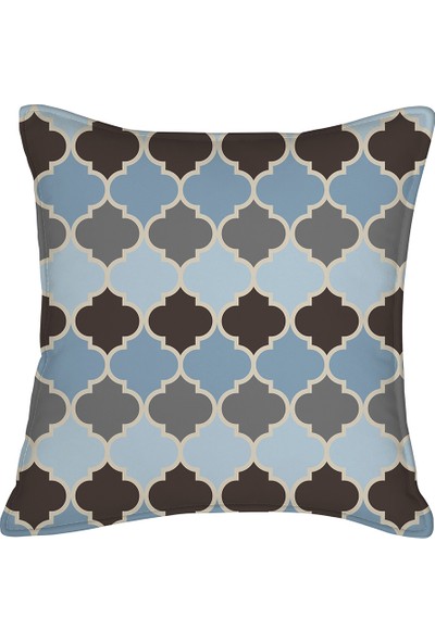 Mapka Home 3D Çift Yüz Digital Baskılı 43 x 43 cm Dekoratif Yastık