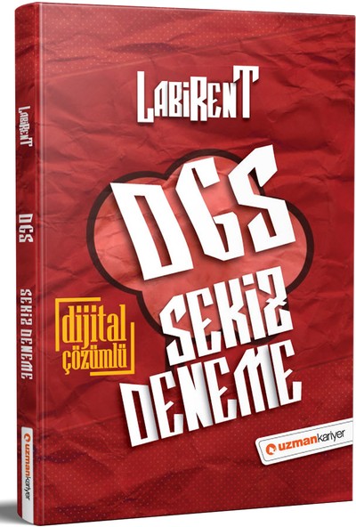 Uzman Kariyer Yayınları 2021 Labirent DGS 8`li Deneme Seti - Dijital Çözümlü