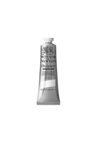 Winsor & Newton : Designers Guaj Boya : 37 ml : Permanent White 512 S.1 Winsor & Newton : Designers Guaj Boya : 37 ml : Permanent White 512 S.1