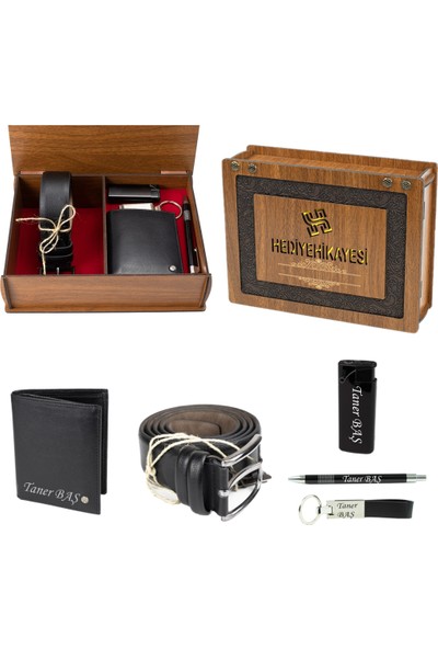 Cengiz Pakel 13601 Deri Erkek Cüzdan ve Kemer Seti