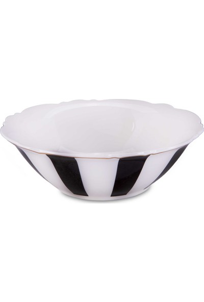 Karaca Romantic Kase Siyah Çizgili Karaca Romantic Kase Siyah Çizgili