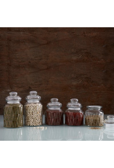 Karaca Muts Cam 5li Baharat Takımı Karaca Muts Cam 5li Baharat Takımı