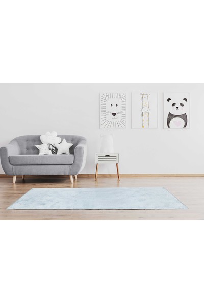 Karaca Home Fayed Mavi Shaggy Halı 80x150 cm Karaca Home Fayed Mavi Shaggy Halı 80x150 cm