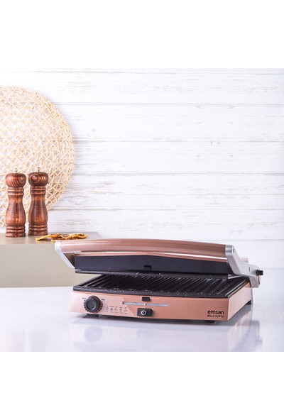 Emsan Bella Gusto 6 Dilim Ekmek Kapasiteli Granit Tost Makinesi Golden Pink Emsan Bella Gusto 6 Dilim Ekmek Kapasiteli Granit Tost Makinesi Golden Pink