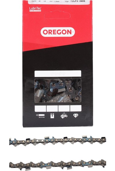 Oregon 72LPX Zincir 3/8 36 Diş Köşeli Oregon 72LPX Zincir 3/8 36 Diş Köşeli