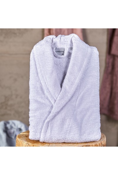 Karaca Home Charm Exclusive Beyaz Bornoz L/XL