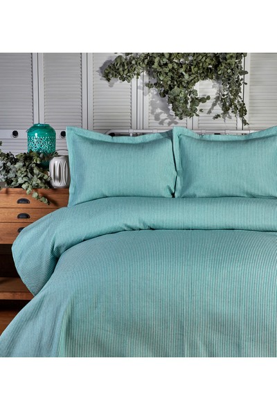 Karaca Home Lexus Yeşil Çift Kişilik Yatak Örtüsü Seti Karaca Home Lexus Yeşil Çift Kişilik Yatak Örtüsü Seti