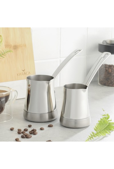 Karaca Win İndüksiyon 2li Cezve Takımı