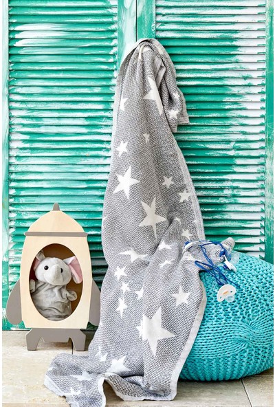 Karaca Home Baby Star Gri Bebek Pikesi Karaca Home Baby Star Gri Bebek Pikesi